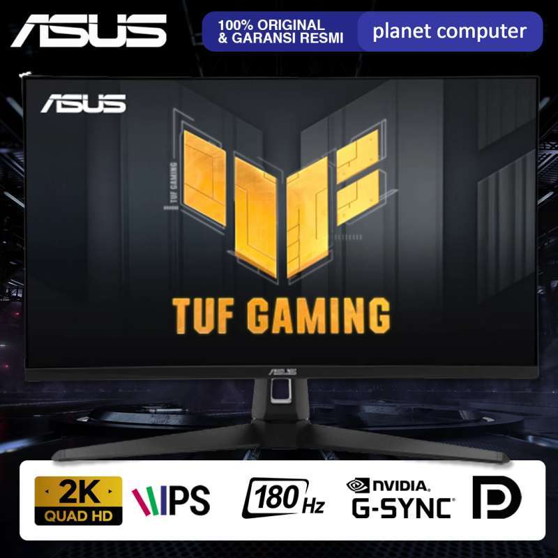 Jual Monitor Asus Tuf Gaming Vg27aq3a 27 Qhd Ips 130% Srgb 180hz G-sync Di Seller Planet ...