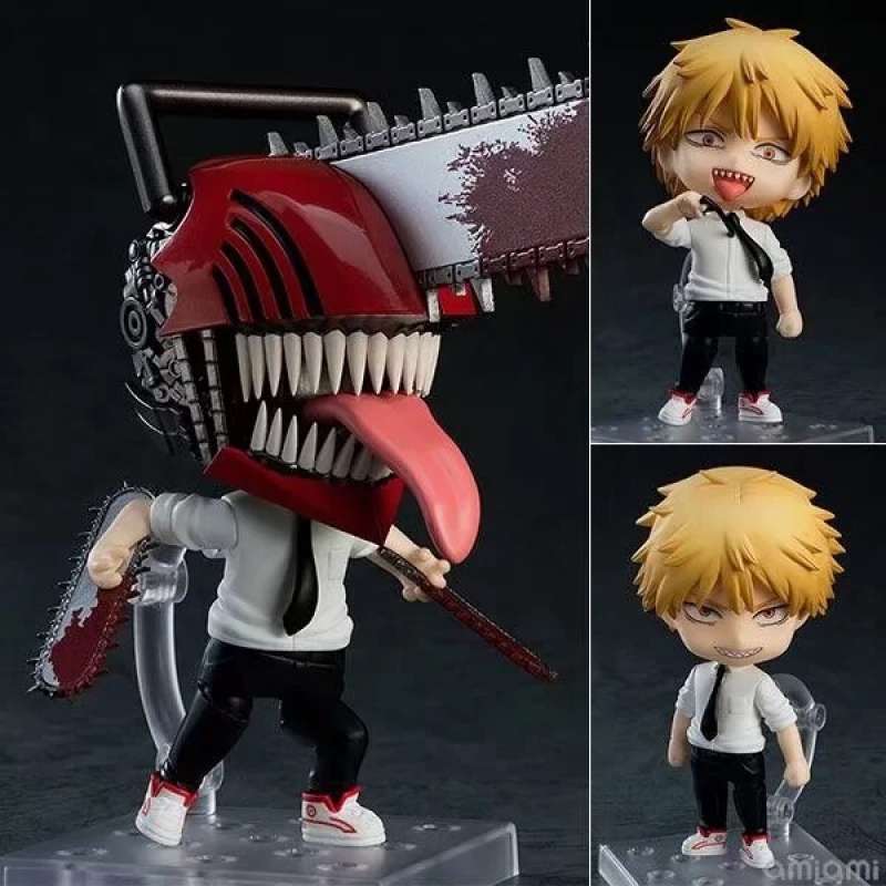 Promo 28cm Chainsaw Man Denji Anime Figure Chainsaw Man Rage Devil PVC ...