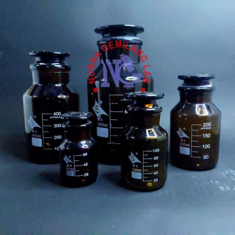 Promo Botol Reagen/ Botol Pereaksi Gelap 1000 Mili Diskon 17% Di Seller ...
