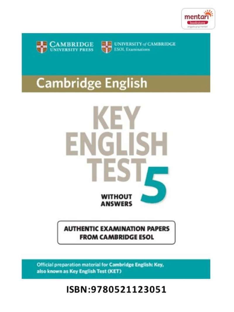 Promo Cambridge Key English Test 5 Sb | Buku Ujian Diskon 23% Di Seller ...