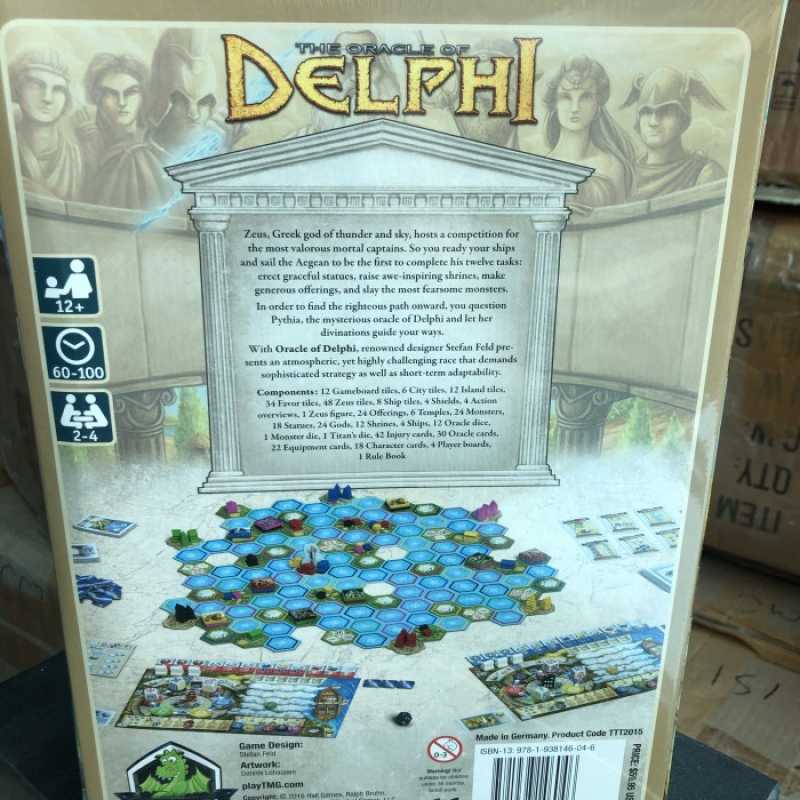 Jual The Oracle Of Delphi Tmg Board Game Made In Germany Di Seller ...