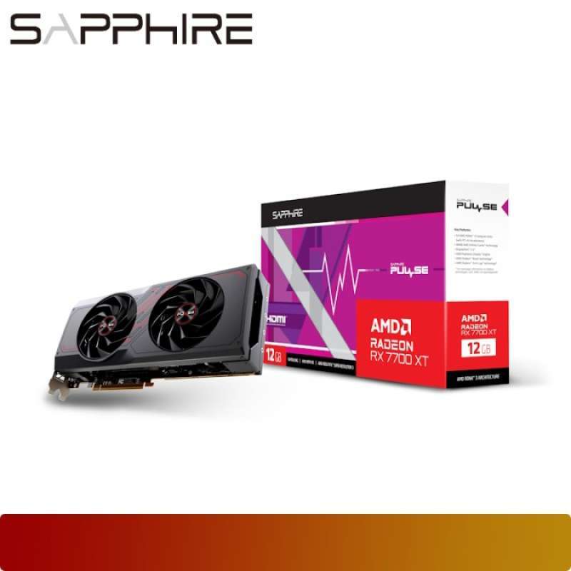 Jual SAPPHIRE PULSE AMD Radeon RX 7700 XT 12GB GDDR6 di Seller Nano ...