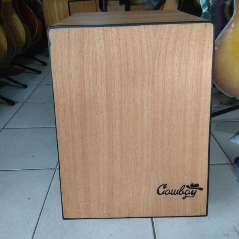 Promo Kajon / Kahon/ Cajon Cowboy Mahoganny Wood (dicover/lapis Kulit ...