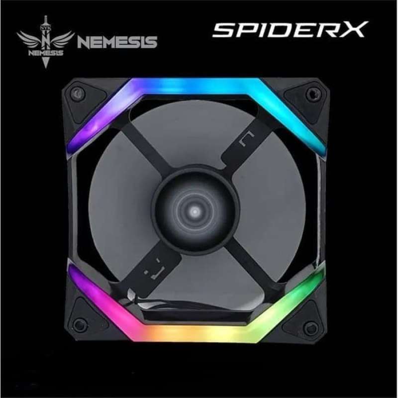 Promo Fan Case Nyk Nemesis Spider X 12cm Gaming Rgb Diskon 23% Di ...