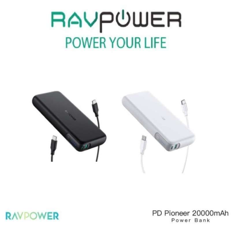 Jual RAVPOWER RP-CPBN004 PD Pioneer 20000mAh 60W 2-Port di Seller Graha ...