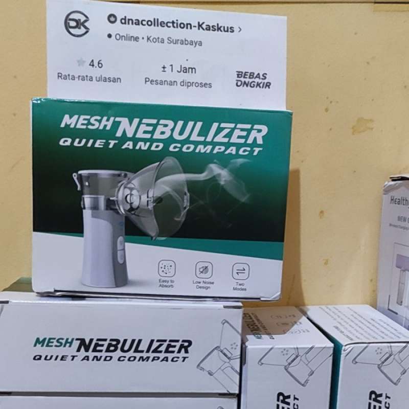 Jual NB-06 Mesh Nebulizer Alat Uap Asma Inhaler Pernafasan COVID19 ...