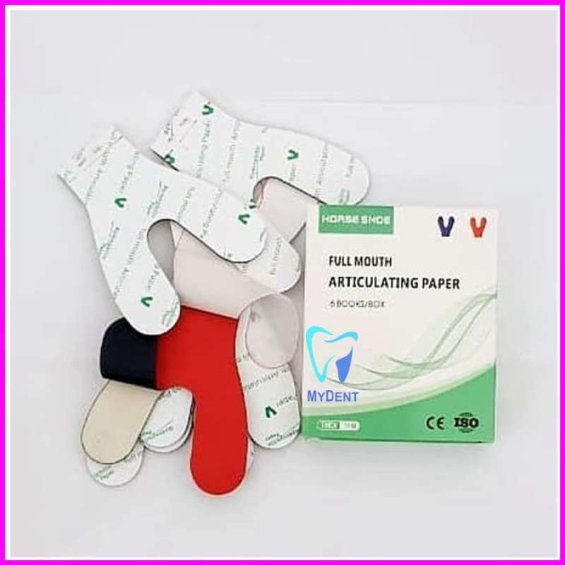 Promo Dental Articulating Paper Full Mouth / Articulating Tapal Kuda ...
