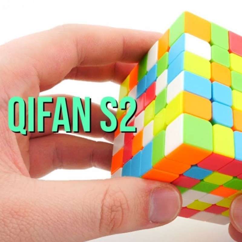 Promo Rubik QiYi 6x6 QiFan S2 Stickerless 6x6x6 Qi Yi Qi Fan S V2 ...