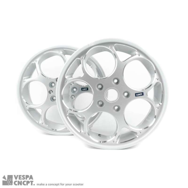 Jual Velg Luigy Cnc Casting Wheels Silver Vespa Gt Gtl Gts Gtv Di ...