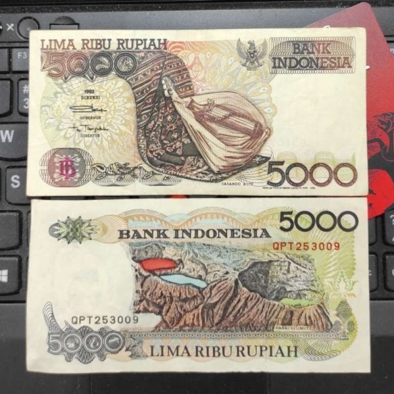 Promo Uang Kertas Kuno Indonesia 5000 Rupiah Sasando Tahun 1992 Diskon ...