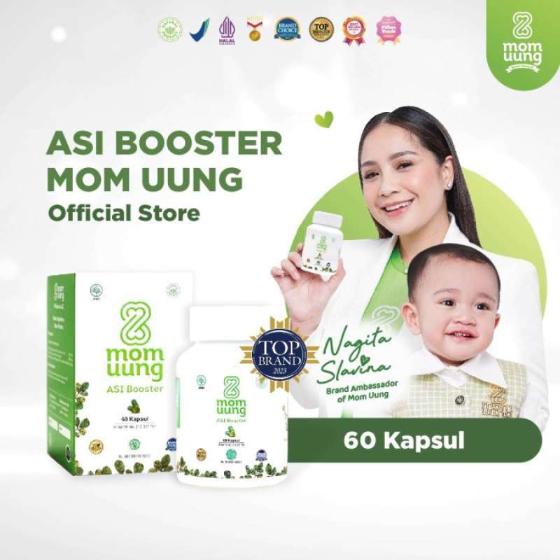 Jual BPOM HALAL HERBAL Asi Booster MOM UUNG Pelancar Asi / 60 Kapsul ...