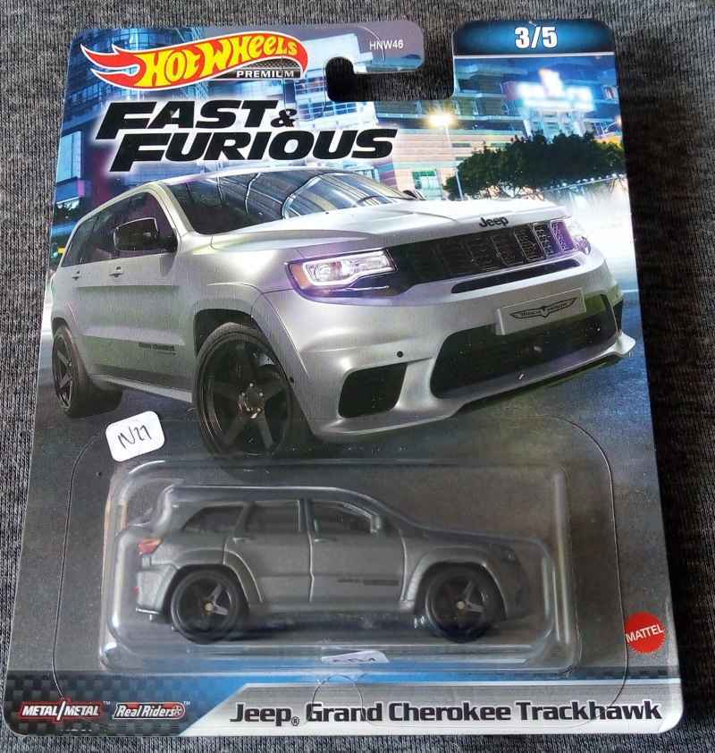 Jual Hot Wheels - Jeep Grand Cherokee Trackhawk Fast & Furious Grey Di ...