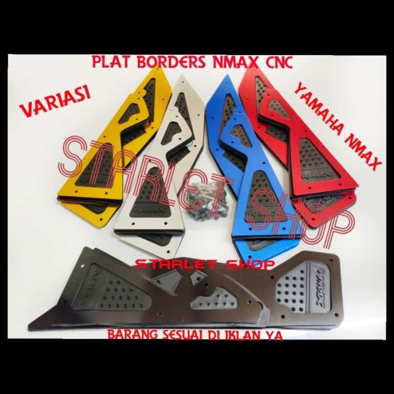 Promo Plat Bordes Yamaha Nmax Pijakan Kaki Nmax Cnc Diskon 23% Di ...