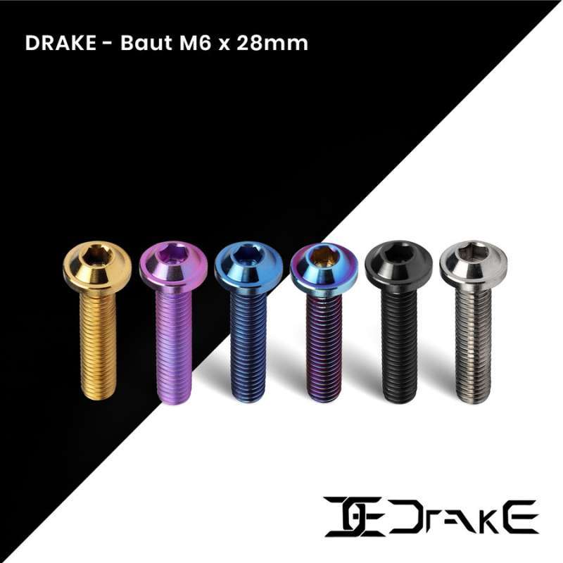 Jual Drake Titanium Baut Clamp Dan Lever Master Rem Brembo Original Di ...