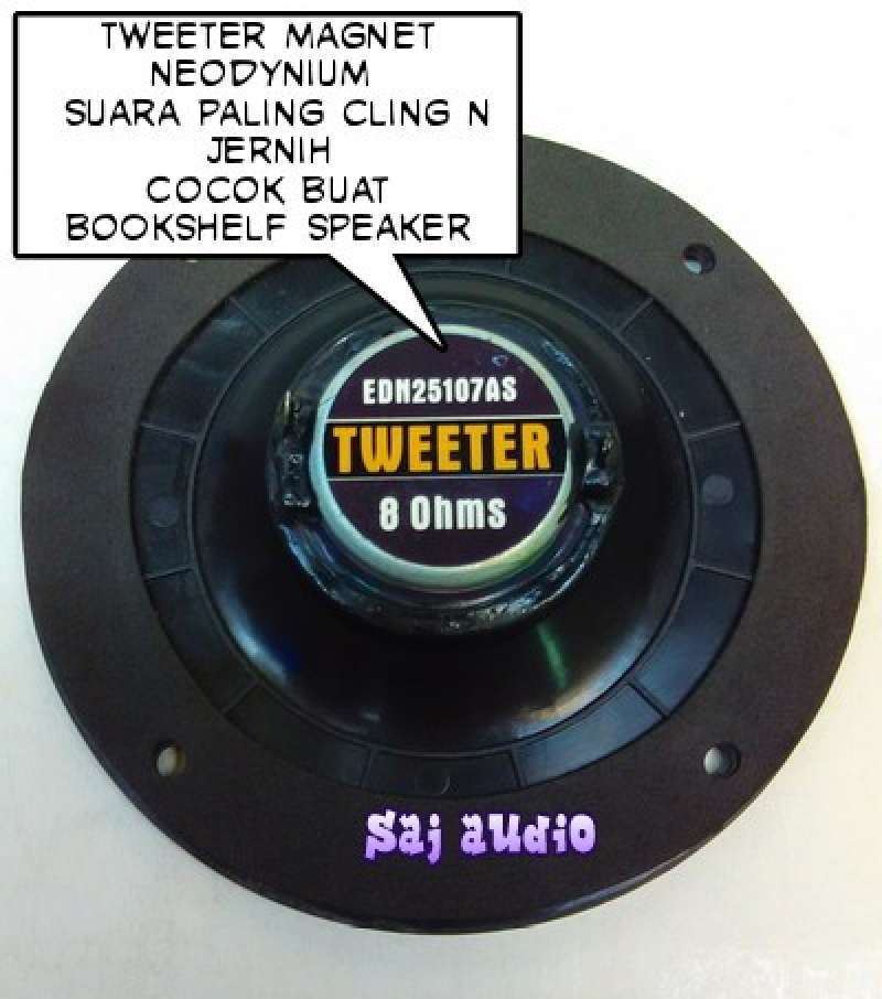 Jual Tweeter Magnet Neodymium Dome 4 Inch Car Or Home Audio Plus Stand ...