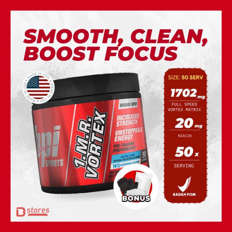Promo 1 MR Vortex Pre Workout 50 Serving Bstores Diskon 23% di Seller ...