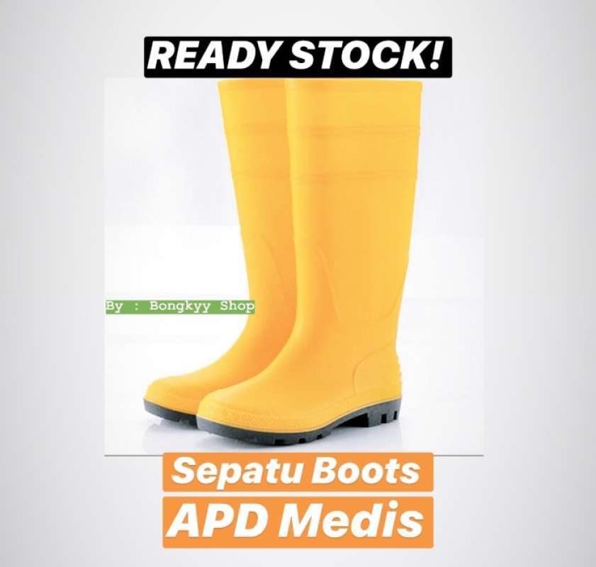 Promo Sepatu Safety Boot Apd / Sepatu Medis Ando Diskon 23% Di Seller ...