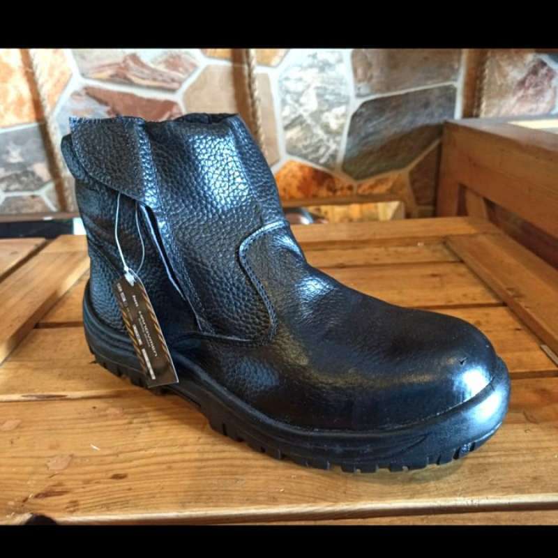 Promo Sepatu Safety Boot Kulit Konstruksi Tambang Handymen Nbr 603 - B Diskon 23% Di Seller Cv ...
