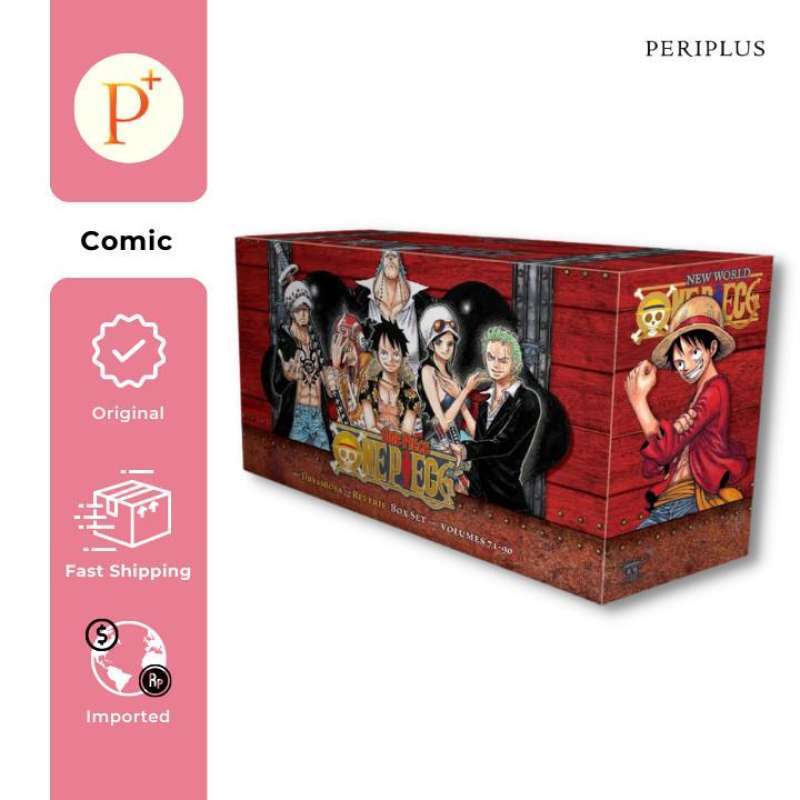 Jual One Piece Box Set 4: Dressrosa to Reverie : Volumes 71-90 with ...