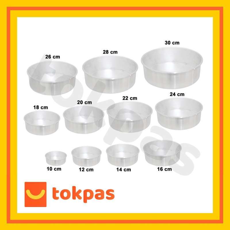 Jual Loyang Bulat 7 Cm Premium Tebal Press Tanpa Sambungan Cetakan Kue ...
