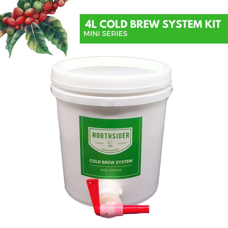 Promo Cold Brew Coffee Fermentation Bucket+filter 4l Mini Series ...