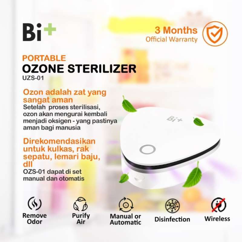 Promo Bi+ Air Purifier Ozone Sterilizer Portable / Ozone Generator Diskon 23% di Seller PT ...