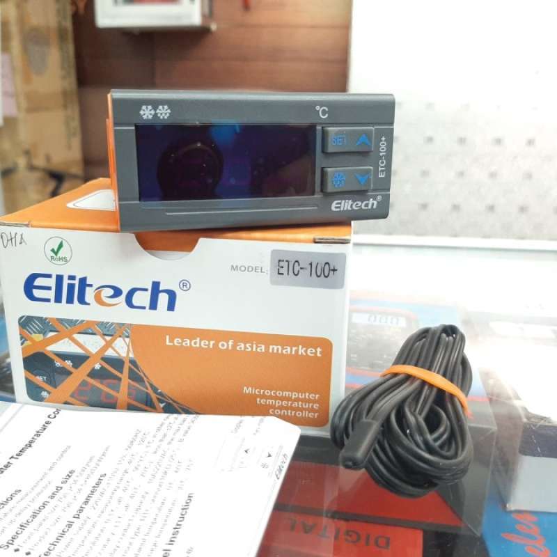 Promo Elitech ETC 100 PLUS temperature control thermostat pengontrol ...