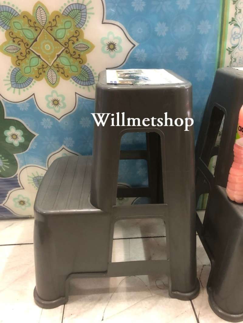 Promo Ladder Bench Bangku Tangga Kursi Plastik Kokoh Lucky Star Murah ...