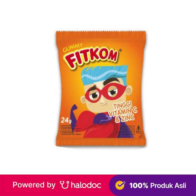Jual Fitkom Gummy Vitamin C & Zinc Sachet Di Seller Apotek Medika Prima ...