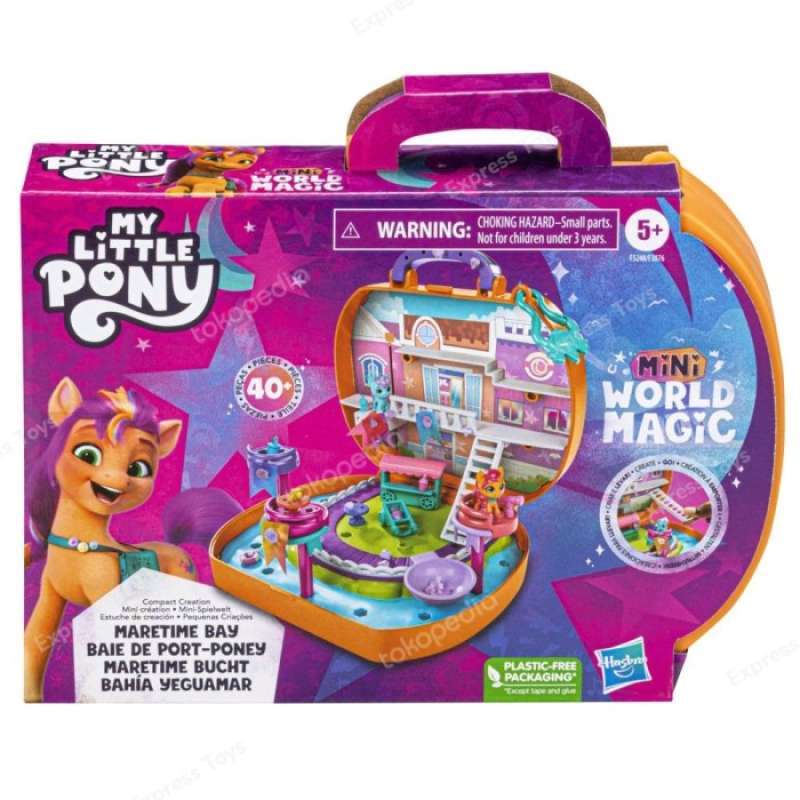 Promo My Little Pony Mini World Magic Compact Creation Maretime Bay Playset Diskon 23% di Seller ...