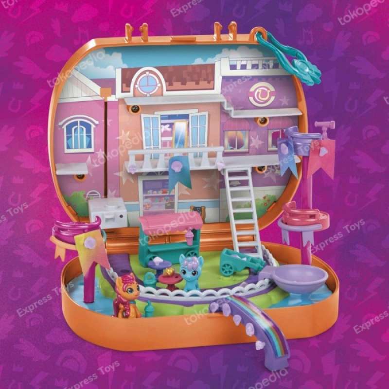 Promo My Little Pony Mini World Magic Compact Creation Maretime Bay Playset Diskon 23% di Seller ...