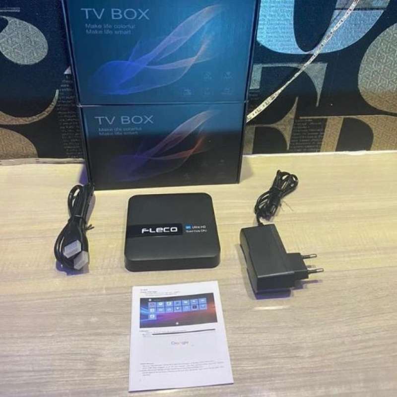 Promo ANDROID TV BOX FLECO M18 UHD 4K MURAH Diskon 33% di Seller Farwa ...