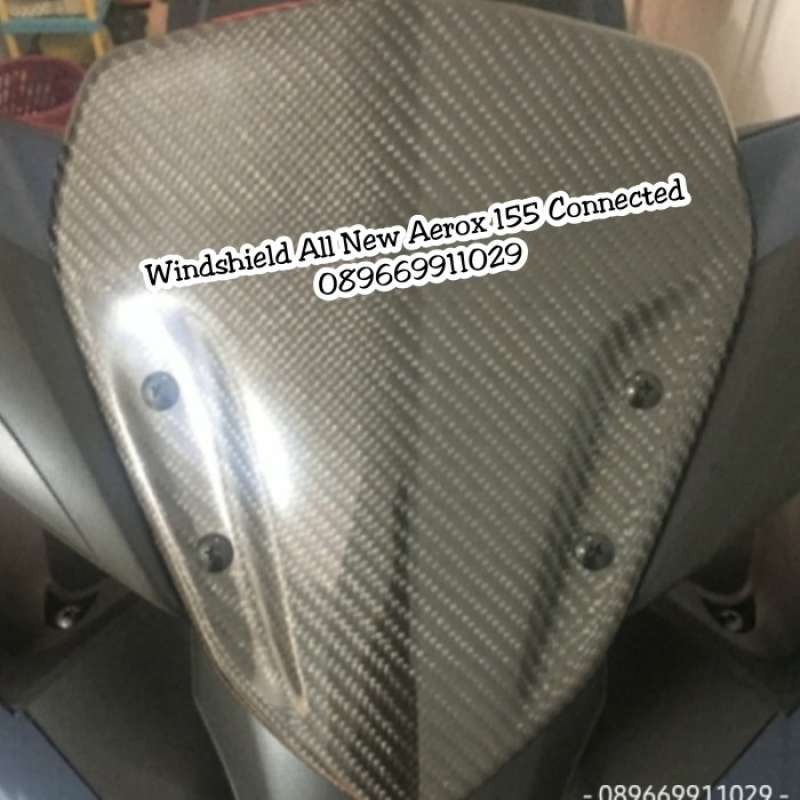 Promo Windshield Carbon Kevlar Yamaha All New Aerox 155 Connected ...