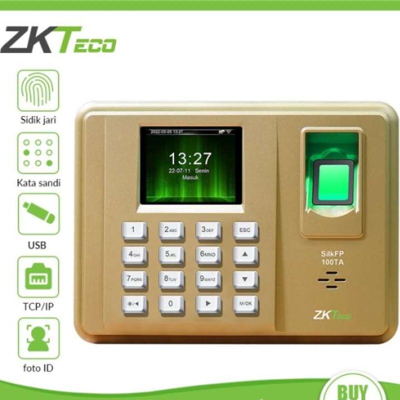 Promo ZKTeco Mesin Absensi Sidik Jari USB/LAN SilkFP-100TA Diskon 23% di Seller PT. Wakasa ...