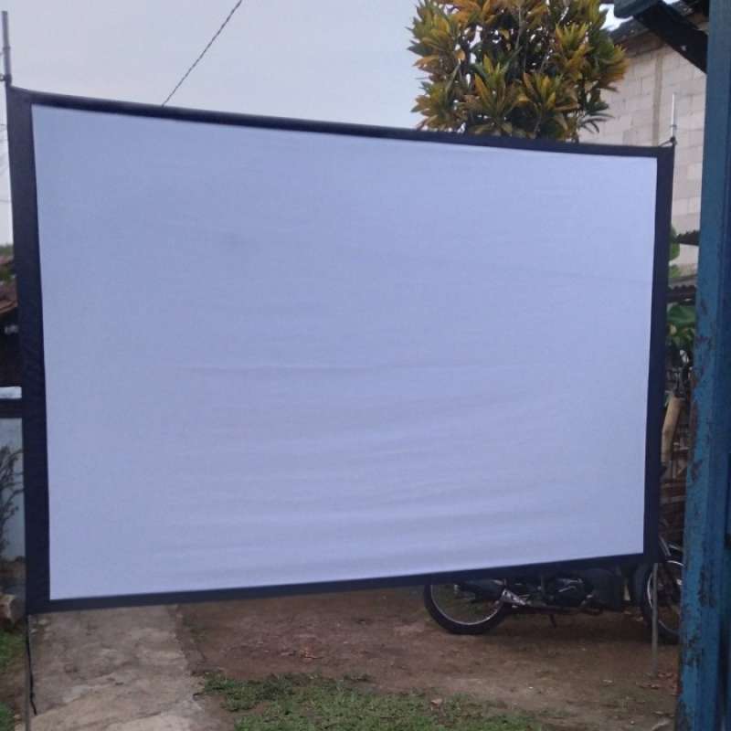 Jual Layar Proyektor Ukuran 2x3 Meter Bahan Tanpa Sambung Di Seller ...