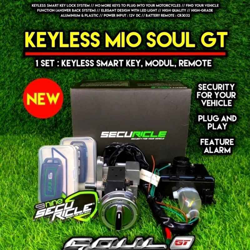 Jual Smart Keyles Yamaha Mio / Smart Key Sensor Alarm Getar Bunyi Ori ...