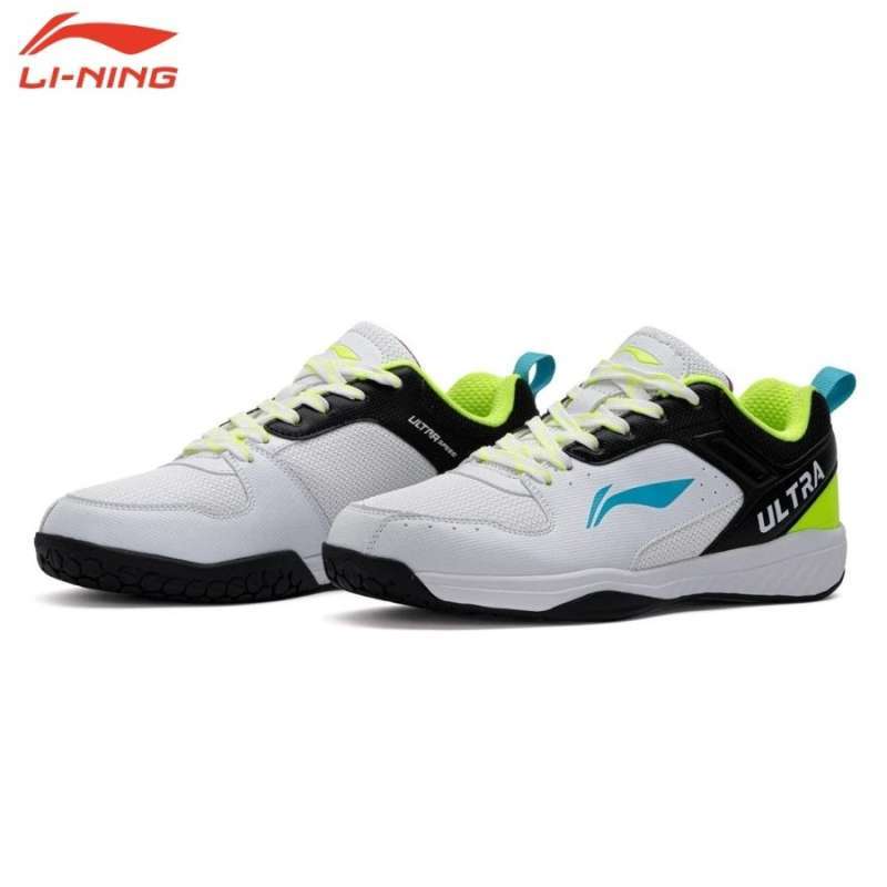 Jual Sepatu Badminton Lining Ultra Speed ANAK & DEWASA - 34 White Grey ...