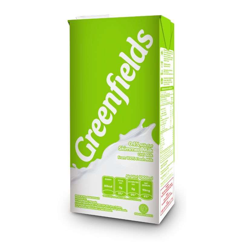Promo Greenfields Uht Milk Skimmed [1000 Ml/2 Pcs] Diskon 7% Di Seller ...