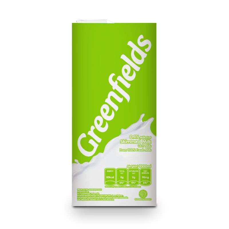 Promo Greenfields Uht Milk Skimmed [1000 Ml/2 Pcs] Diskon 7% Di Seller ...