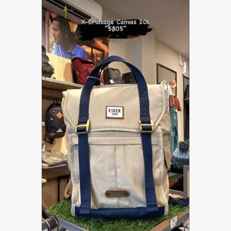 Promo Eiger X Cruisage Canvas 20l Backpack Original Tas Daypack Diskon ...