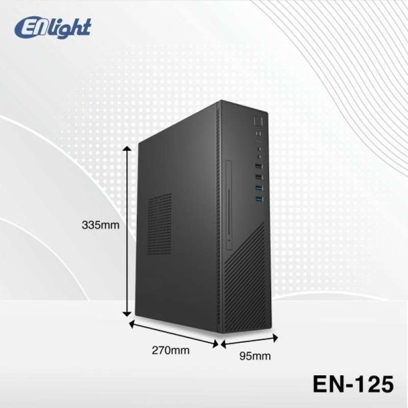 Jual Mini Casing Enlight En-125 Include 300watt M-atx Usb3.0 Enlight ...