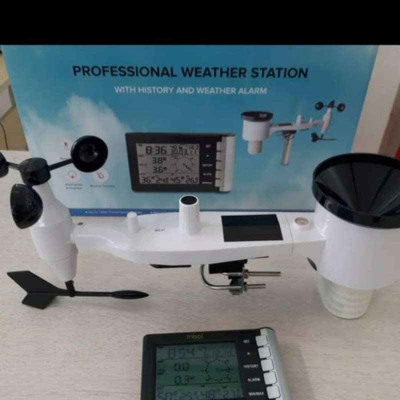 Promo Jual Wireless Weather Station Anemometer Wireless WIFI Weather ...