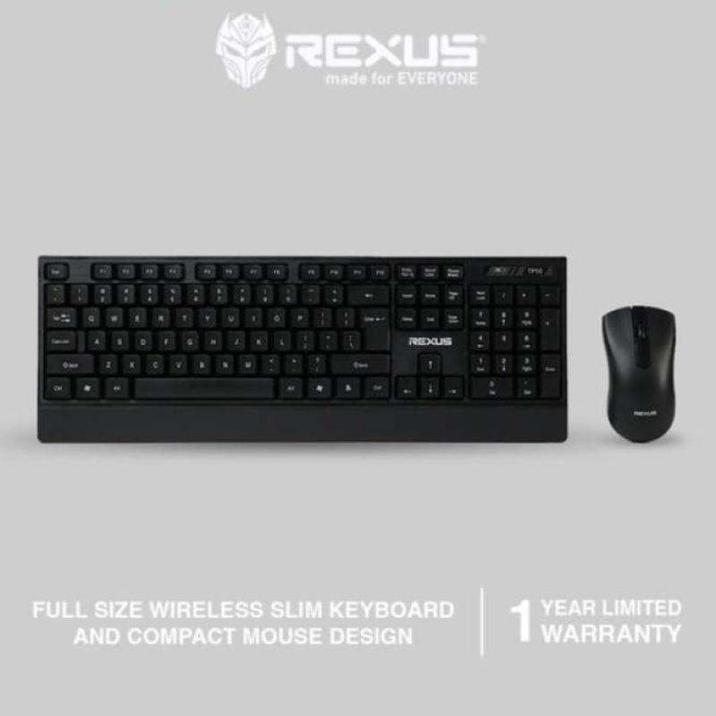 Promo Rexus Keyboard Mouse Wireless Office TP50 Combo, Keyboard Mouse ...