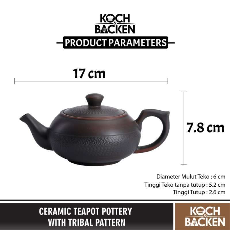 Promo Koch&backen Teapot Keramik Klasik - Teko Keramik Teh/tea All Type ...