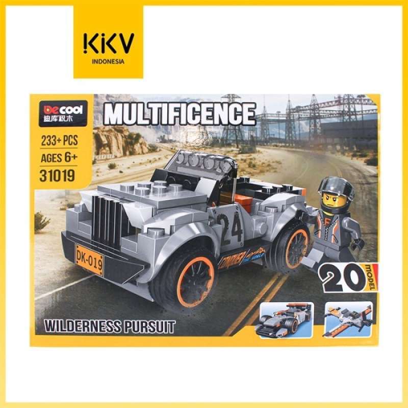 Promo Kkv - Mainan Balok Susun Mobil 20 Model Decool Wilderness Chase 31019 Diskon 2% Di Seller ...