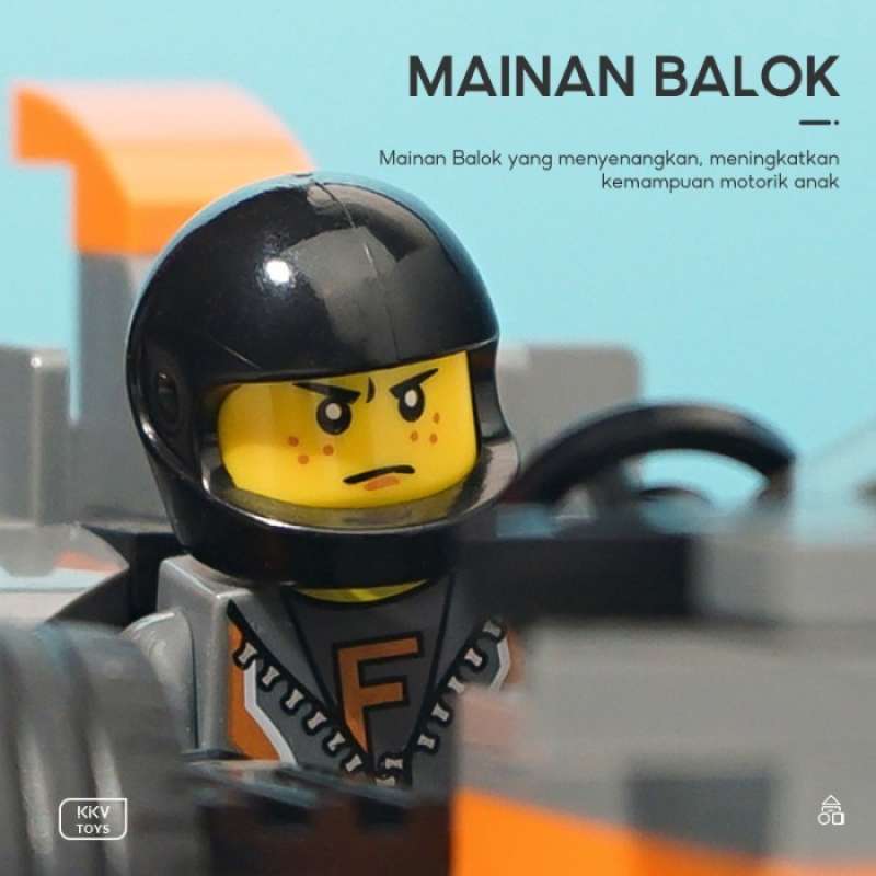 Promo Kkv - Mainan Balok Susun Mobil 20 Model Decool Wilderness Chase ...