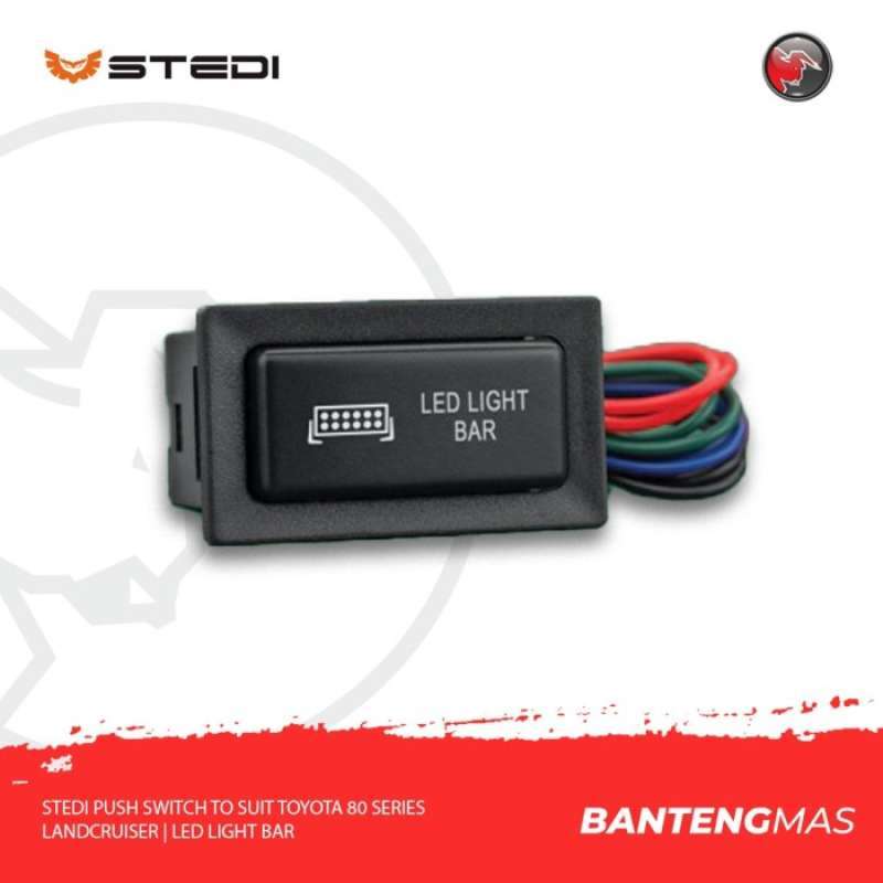 Promo Stedi Push Switch To Suit Toyota 80 Series Landcruiser | LED Light Bar Diskon 9% di Seller ...