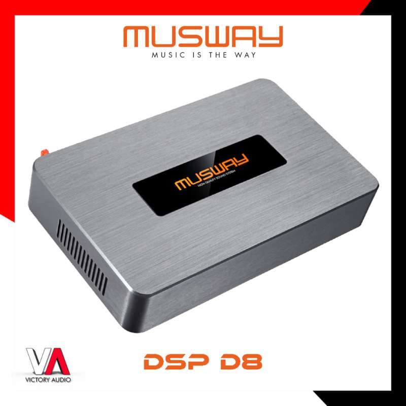 Promo DSP Digital Sound Processor MUSWAY D8 10CH DSP Built in Power Amplifier Full Range Class D ...