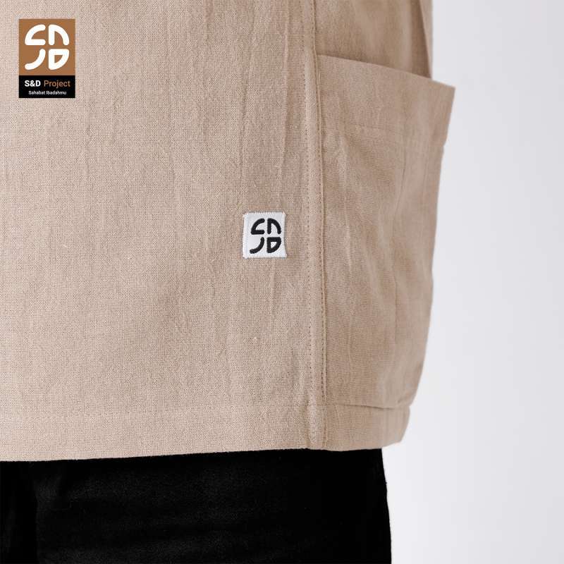 Jual Baju Koko Ghassan Oversize Bahan Linen Fumiko Premium Polos Warna ...