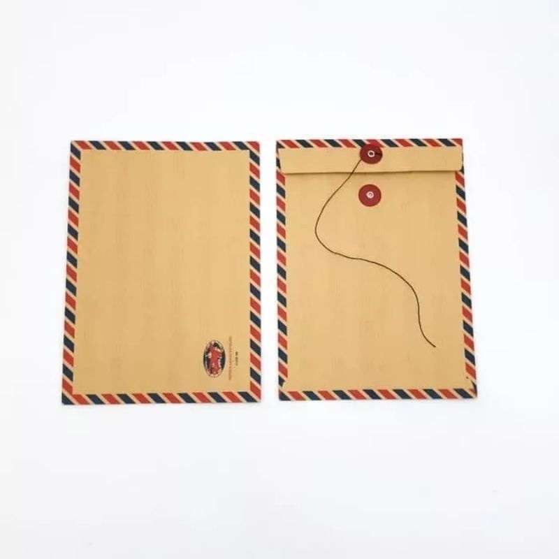 Jual Amplop Coklat Bertali/ Map Coklat Tali/ Map Coklat Lamaran Kerja ...